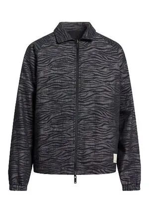 Emporio Armani Cotton Harrington Jacket - Navy