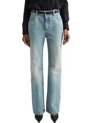 Alexander McQueen Straight-leg Nonstretch Jeans - Royal