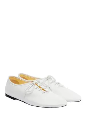 Proenza Schouler Leather Ballet Flats - White