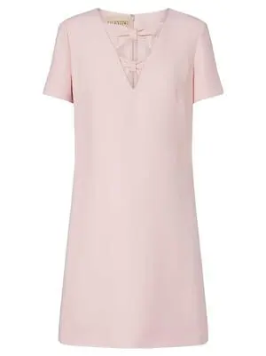 Valentino Garavani Crepe Couture Mini Dress - Pink