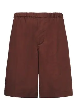 PLAN C Plan C Coffee Cotton Shorts