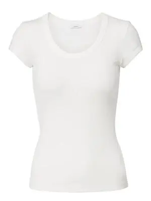 JOSEPH Saba Cotton-blend T-shirt - White