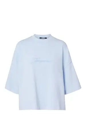 Jacquemus Pigmento Cotton Jersey T-shirt - Blue