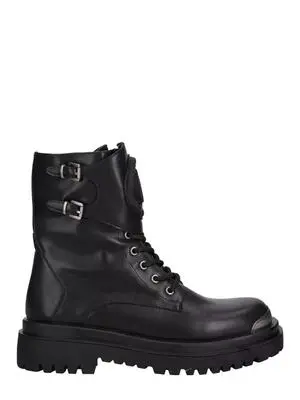 Just Cavalli Logo-plaque Boots - Black
