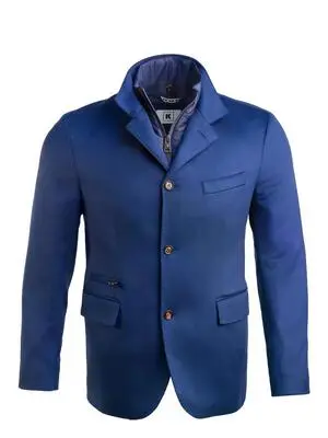 Kiton Tipas Cashmere Overcoat - Blue