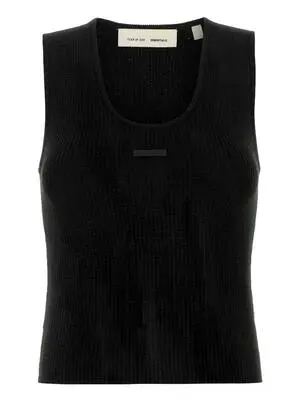 Fear Of God Ribbed Tank Top - Black