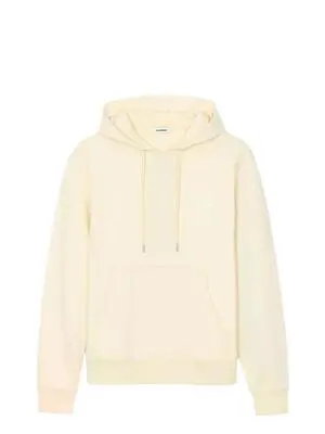 Sandro Heart Drawstring Hoodie - Yellow