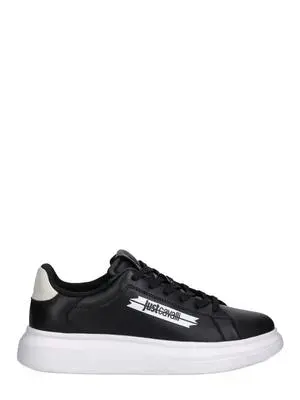 Just Cavalli Logo-print Sneakers - Black