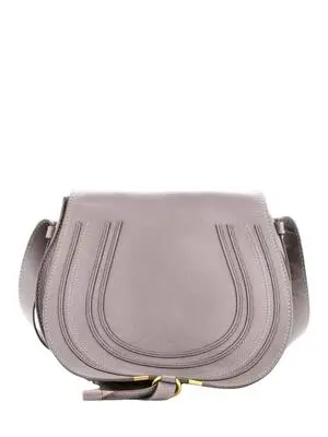 Chloé Marcie Saddle Bag - Grey