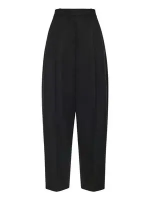 Jacquemus The Pleated Trousers - Black