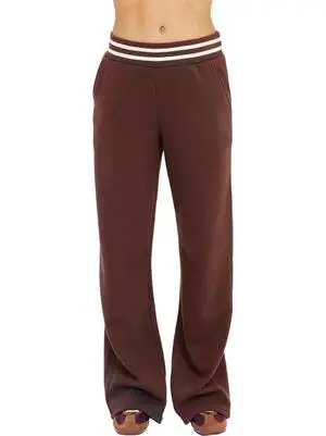 The Upside Toluca Willow Wide-leg Track Pants - Brown