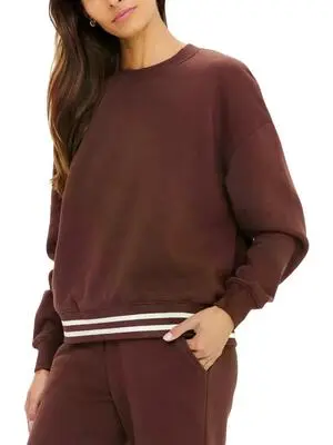 The Upside Toluca Lisel Crew-neck Sweater - Brown