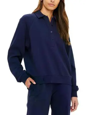The Upside Elle Polo Sweater - Blue