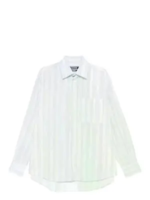 Jacquemus Patch-pocket Striped Shirt - Blue
