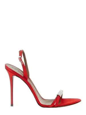 GIUSEPPE ZANOTTI Lena Heeled Sandals - Red