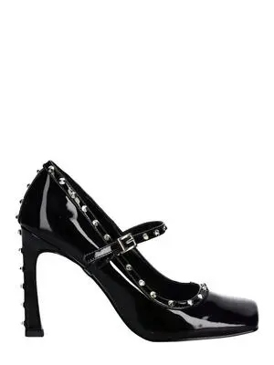 Just Cavalli Studded Buckle-strap Stiletto Pumps - Black