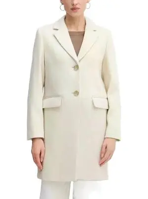 Sisley Single-breasted Coat - Neutrals