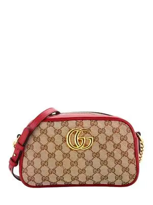 Gucci Gg Marmont Small Crossbody Bag - Brown