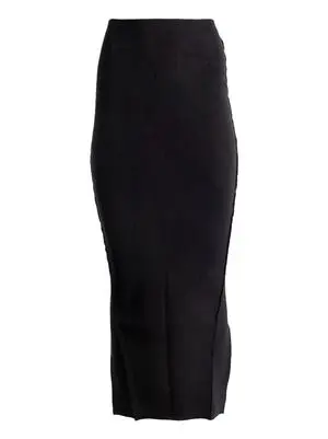 Rick Owens Split Maxi Skirt - Black