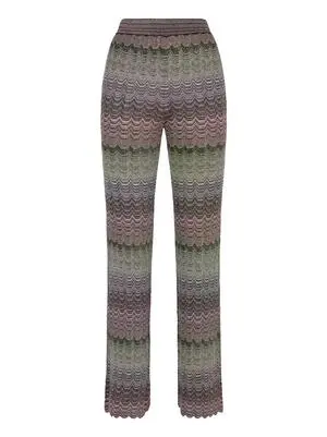 Missoni Zig-zag Pattern Trousers - Black