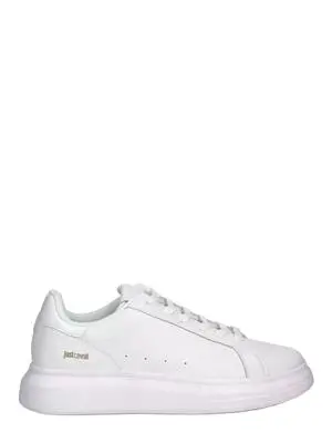 Just Cavalli Lace-up Platform Sneakers - White