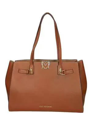 Moschino Logo-detail Tote Bag - Brown