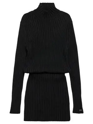 Balenciaga Hourglass Mini Dress - Black