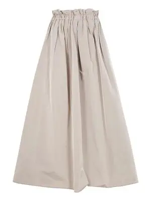 Herno Midi Long Round Skirt - Gray
