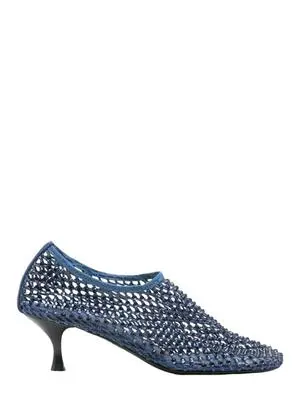STRATEGIA Connie Ballerina Shoes With Swarovski Crystals - Blue