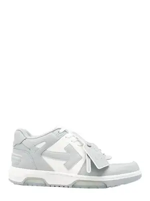 Off White Out Of Office Calf Leather Sneakers - White