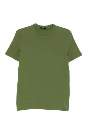 TOM FORD UNDERWEAR T-shirt Crewneck Cotton Stretch Jersey - Green