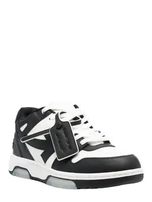Off White Out Of Office Calf Leather Sneakers - White