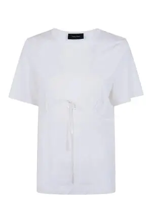 SIMONE ROCHA Gathered Bust Bow T-Shirt