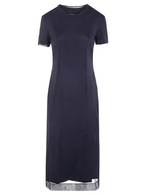 Simone Rocha Layered Liquid Dress - Black