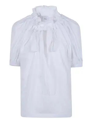 Patou Volume Jersey Top - White