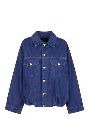 Seven For All Mankind Gathered Jacket Indigo Soul - Blue