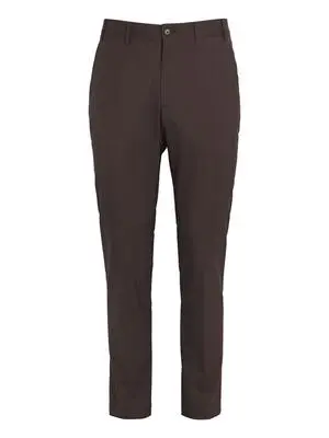 Corneliani Wool-silk Tailored Trousers - Brown