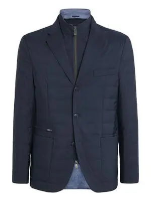 Corneliani Technical Hybrid Blazer Jacket - Navy