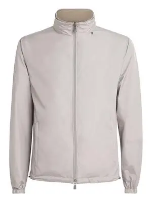 Corneliani Water-resistant Bomber Jacket - Grey