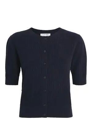 FRAME The Ladder Pointelle Cardigan