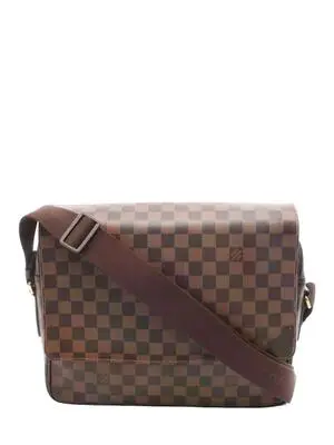 LOUIS VUITTON Shelton Damier Ebene Mm Shoulder Bag - Brown