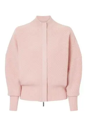 Sasuphi Ribbed Cashmere Cardigan - Pink