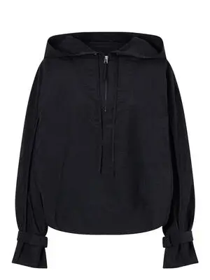 Co Embellished Recycled-shell Half-zip Jacket - Black