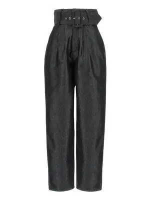 Remain Birger Christensen High-waist Wide Leg Jeans - Black