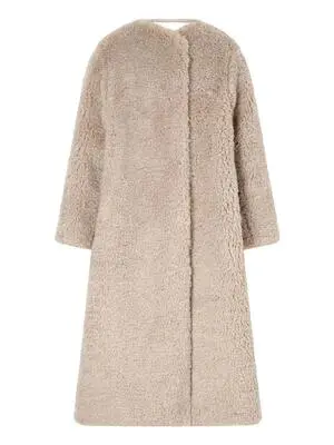 Maria Mcmanus Maria McManus Wrap Fleece Coat Neutrals