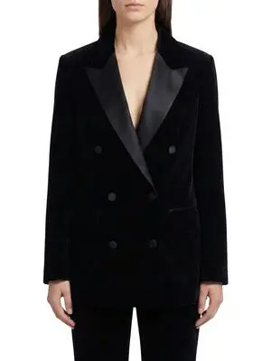 GOLDEN GOOSE Double Breasted Jacket - Black