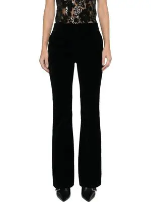 GOLDEN GOOSE Velvet Flare Pants - Black