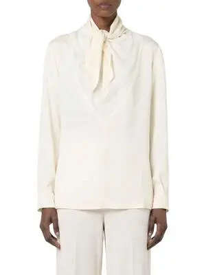 Max Mara Long Sleeve Top - White