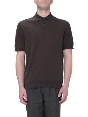 PAOLO PECORA Polo Shirt - Brown