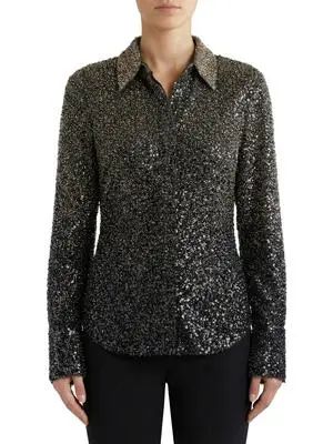 ROTATE BY BIRGER CHRISTENSEN Embellished Shirt - Multicolor